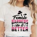 Female Barber Shirt Barber Tee Shirt Funny Barber Shirt Hair Salon ...