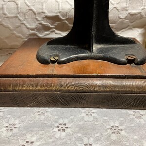 Victorian Cobblers Stand Rare Ladies Size Cast Iron 2 Piece. 11in.tall ...