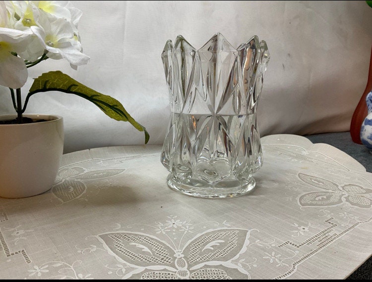 Circa 1893 Model Flint Glass Co. Heck Pattern or Double Prism Pattern ...