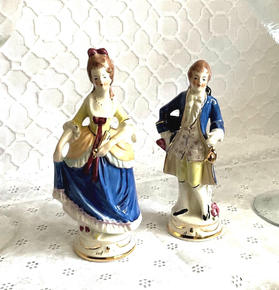 1950s USA Coventry Pottery Colonial Figurines Set of 2. 5012A 5013A. - Etsy