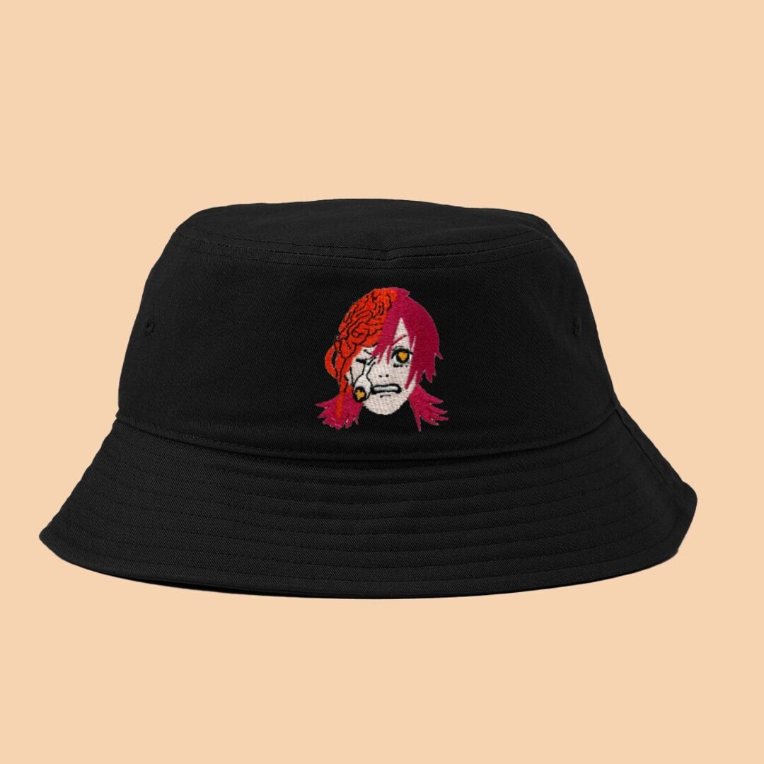Cosmo Chainsaw Man Embroidered Bucket Hat Made in USA - Etsy