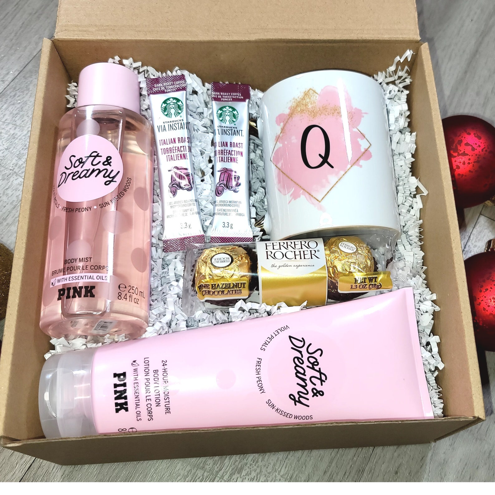 Woman's Gift Box Body Mist, Body Lotion, Mug Box 24 - Etsy
