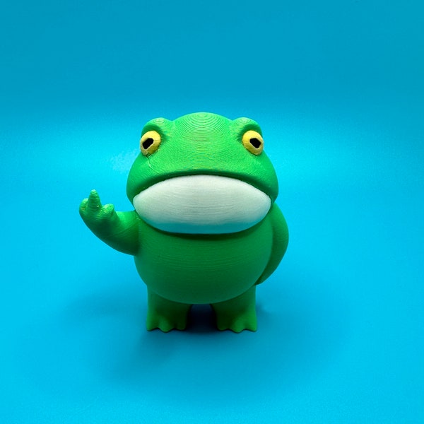 Middle Finger Frog - Etsy