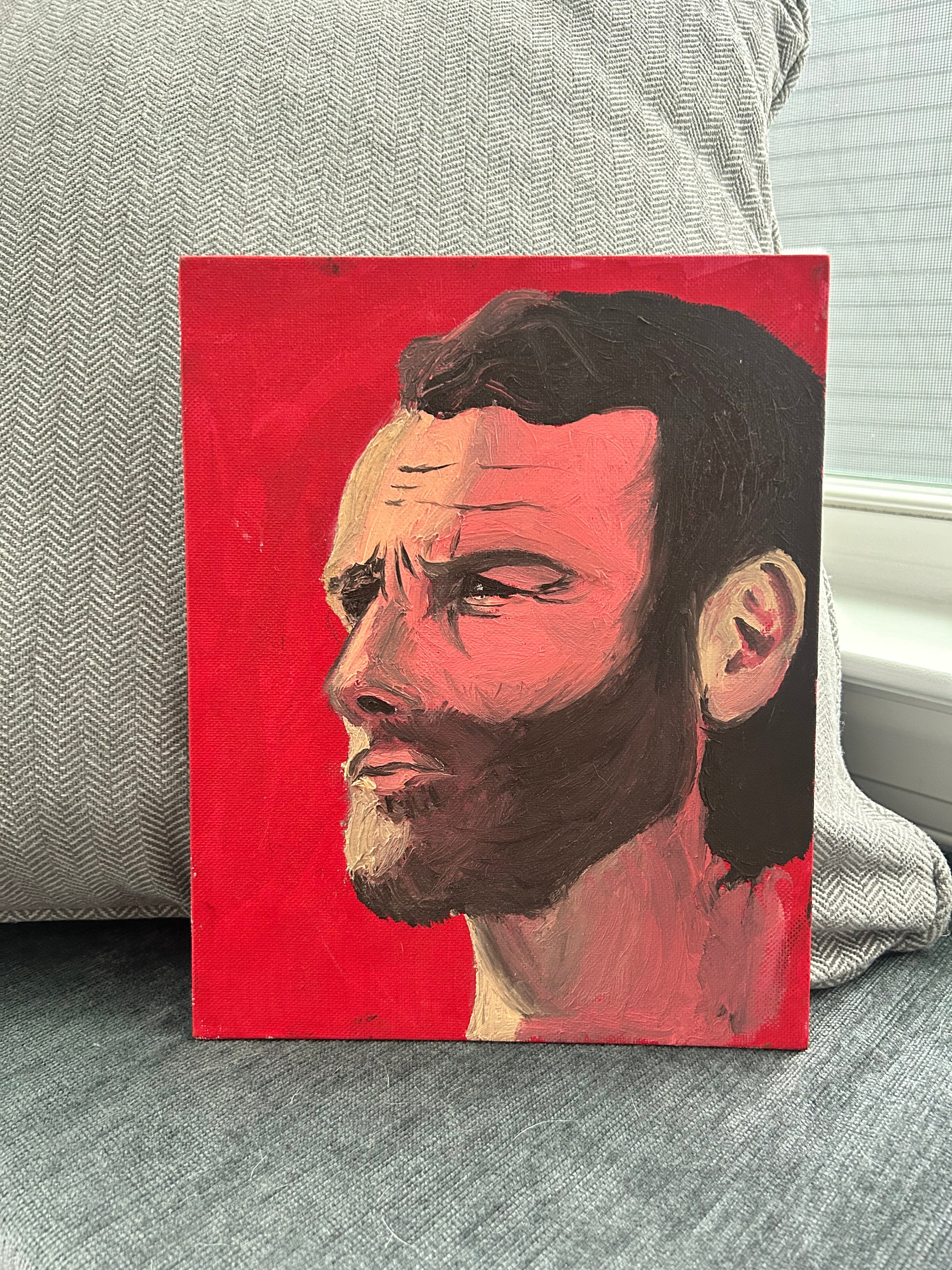 Rick Grimes TWD Oil Painting Canvas 8X10 Original - Etsy