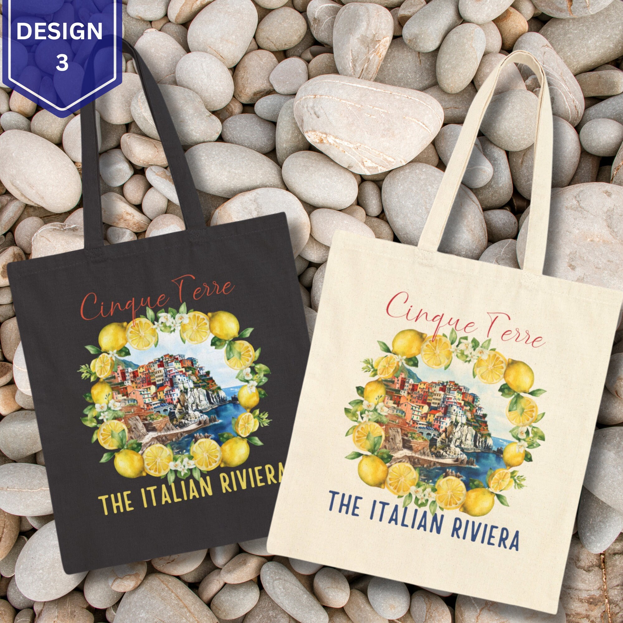 Cinque Terre Italy Tote Bag, Riomaggiore Travel Souvenir, Monterosso ...