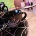 Rhinestone Gothic Teapot Set Handmade Black Goth Tea Set - Etsy