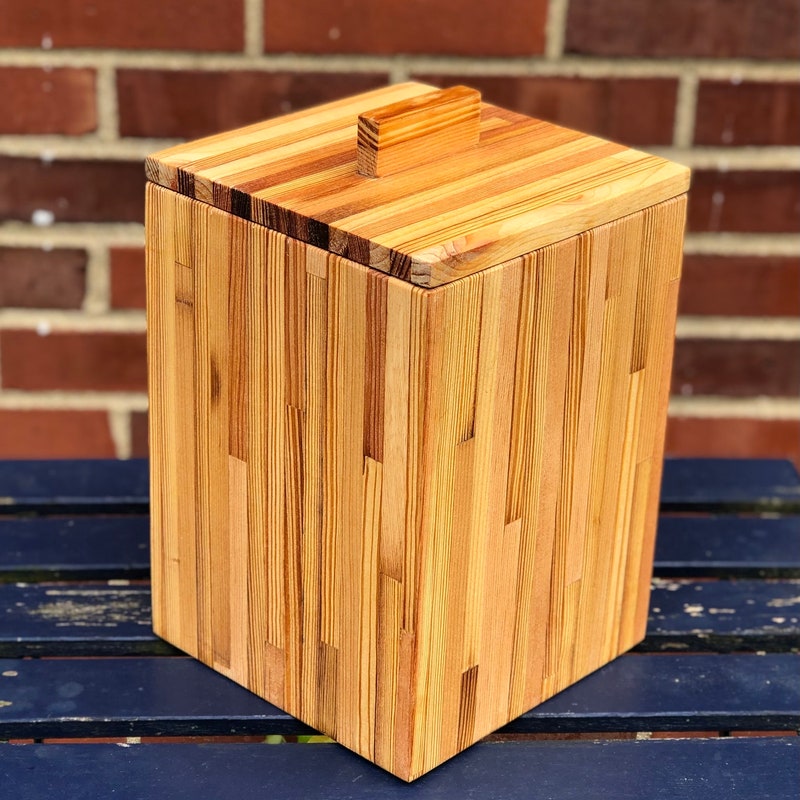 Wood Trash Bin - Etsy