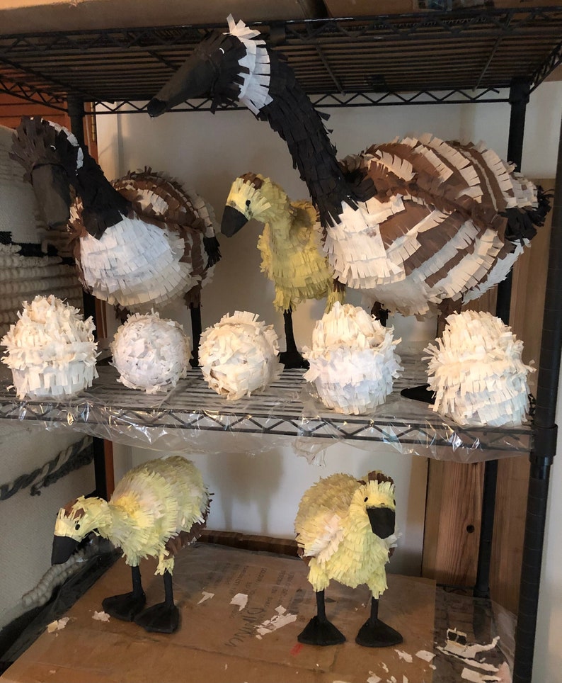 Goose, Gosling, Duck Piñata Statue -- Durable Handmade Paper Mache - Etsy