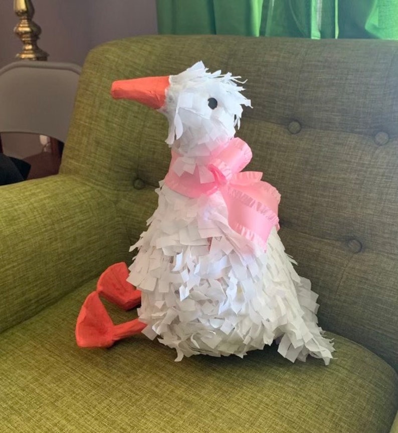 Goose, Gosling, Duck Piñata Statue -- Durable Handmade Paper Mache - Etsy