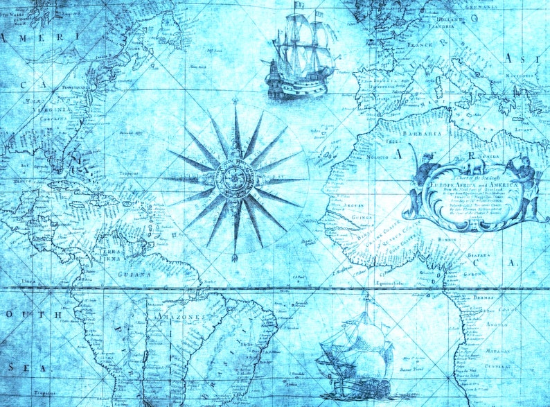 Antique Maps Digital Paper, Vintage Maps, World Map Scrapbook Paper ...
