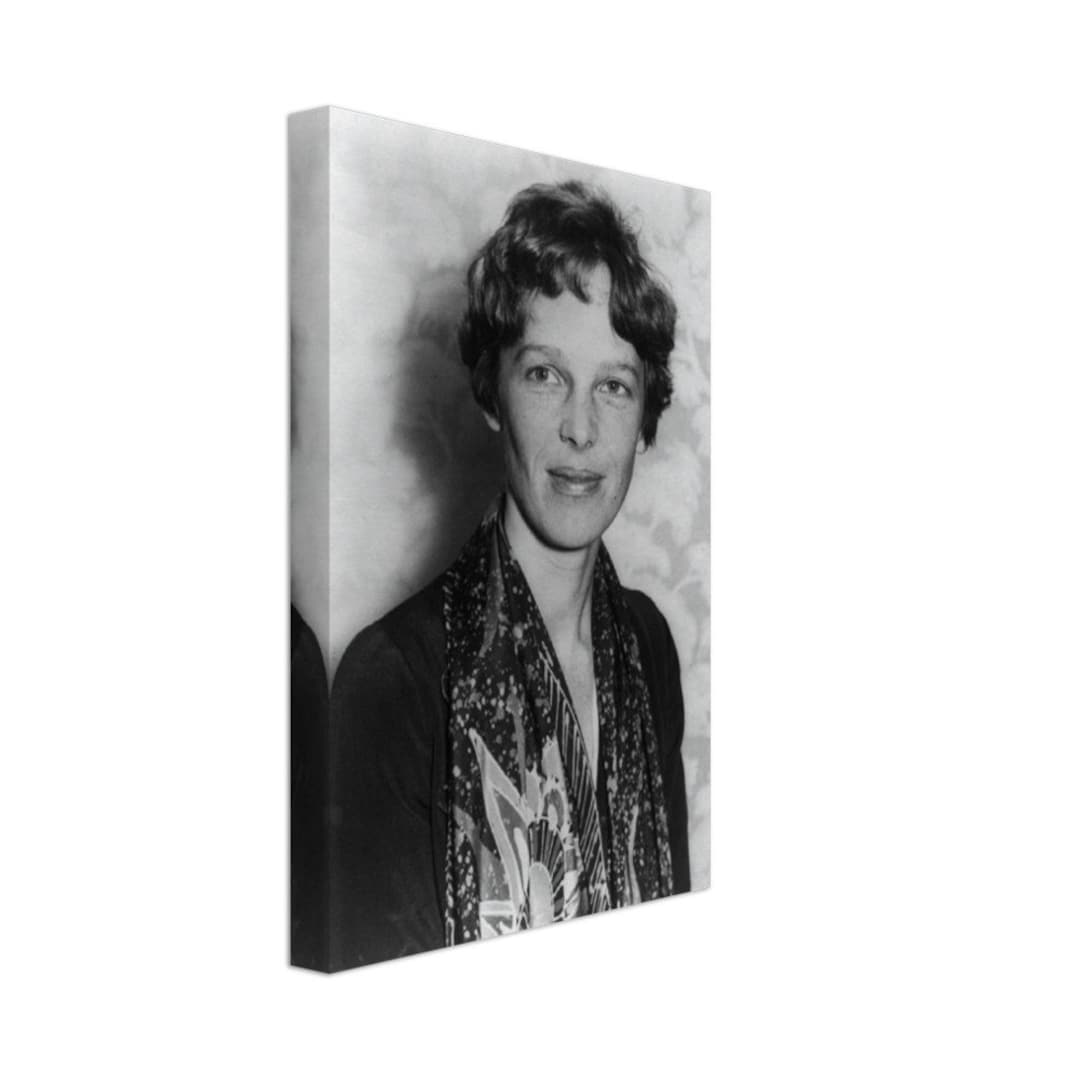 Amelia Earhart Canvas Print Portrait - Etsy