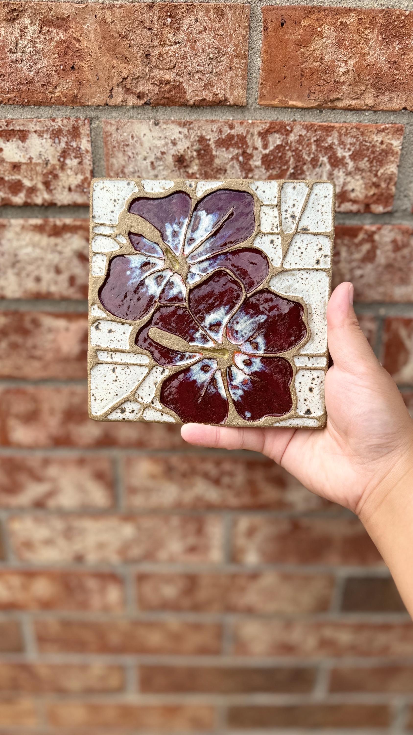 Hibiscus Tile - Etsy