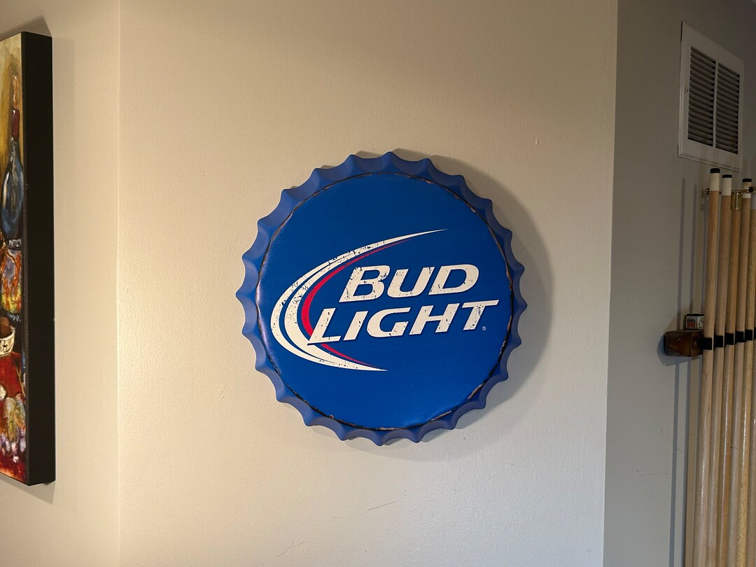 Bud Light Vintage Sign Bar Decor Man Cave Essential - Etsy