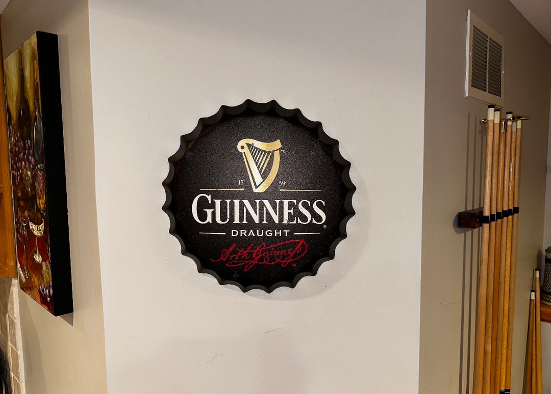 Guinness Beer Sign Bar Decor Man Cave Essential - Etsy