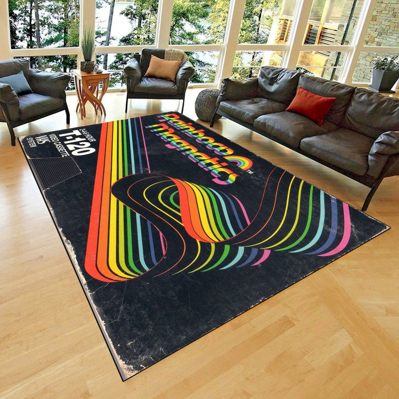 Vhs Case Rug-vhs Tapes, Vhs Box-vhs Nostalgic-retro Art-classic ...