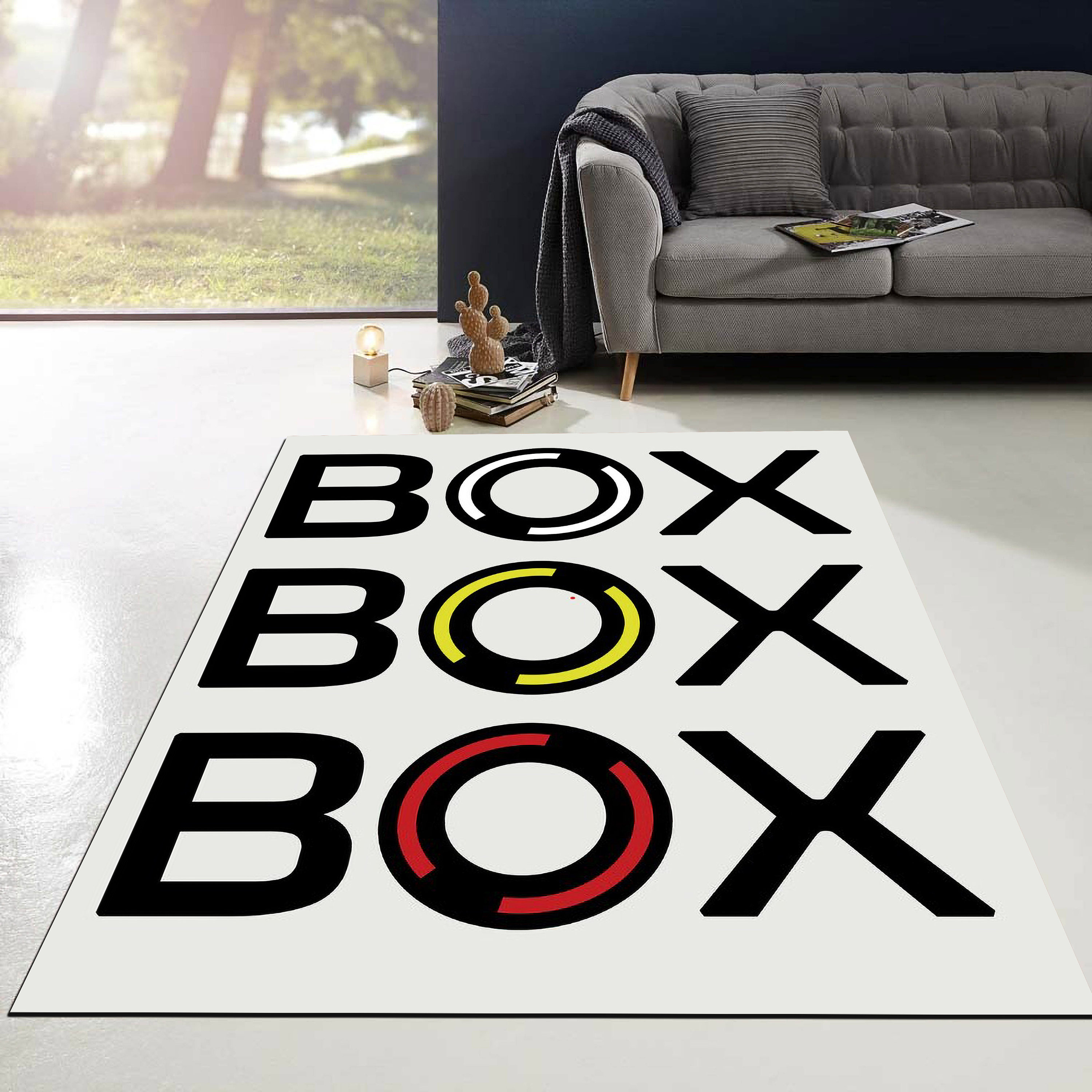 Box Box Box Formula 1 Rugs, Formula 1 Gift, F1 Floor Art, Formula 1 ...