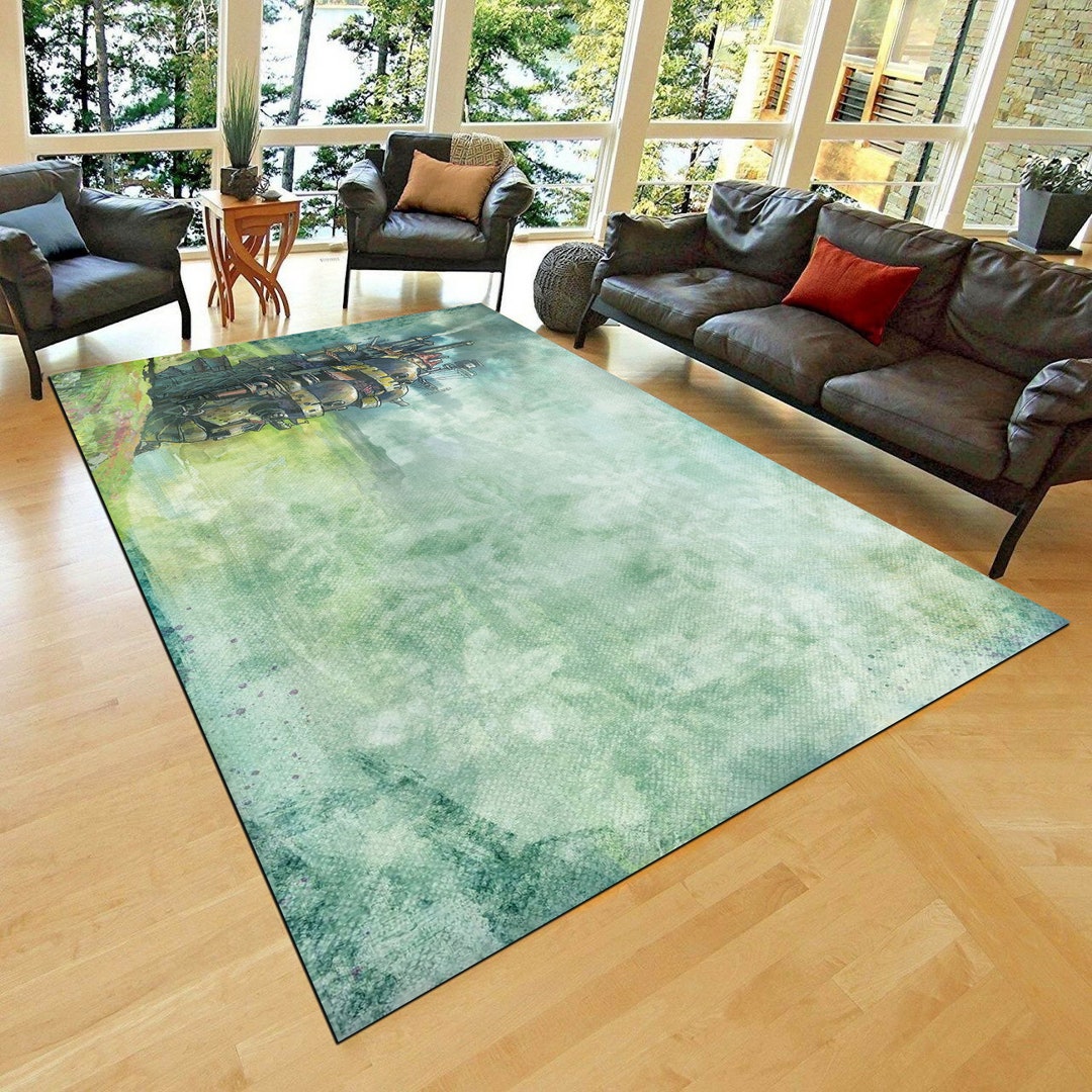 Howl's Moving Castle Rugs, Hayao Miyazaki, Studio Ghibli Rugs, Anime ...