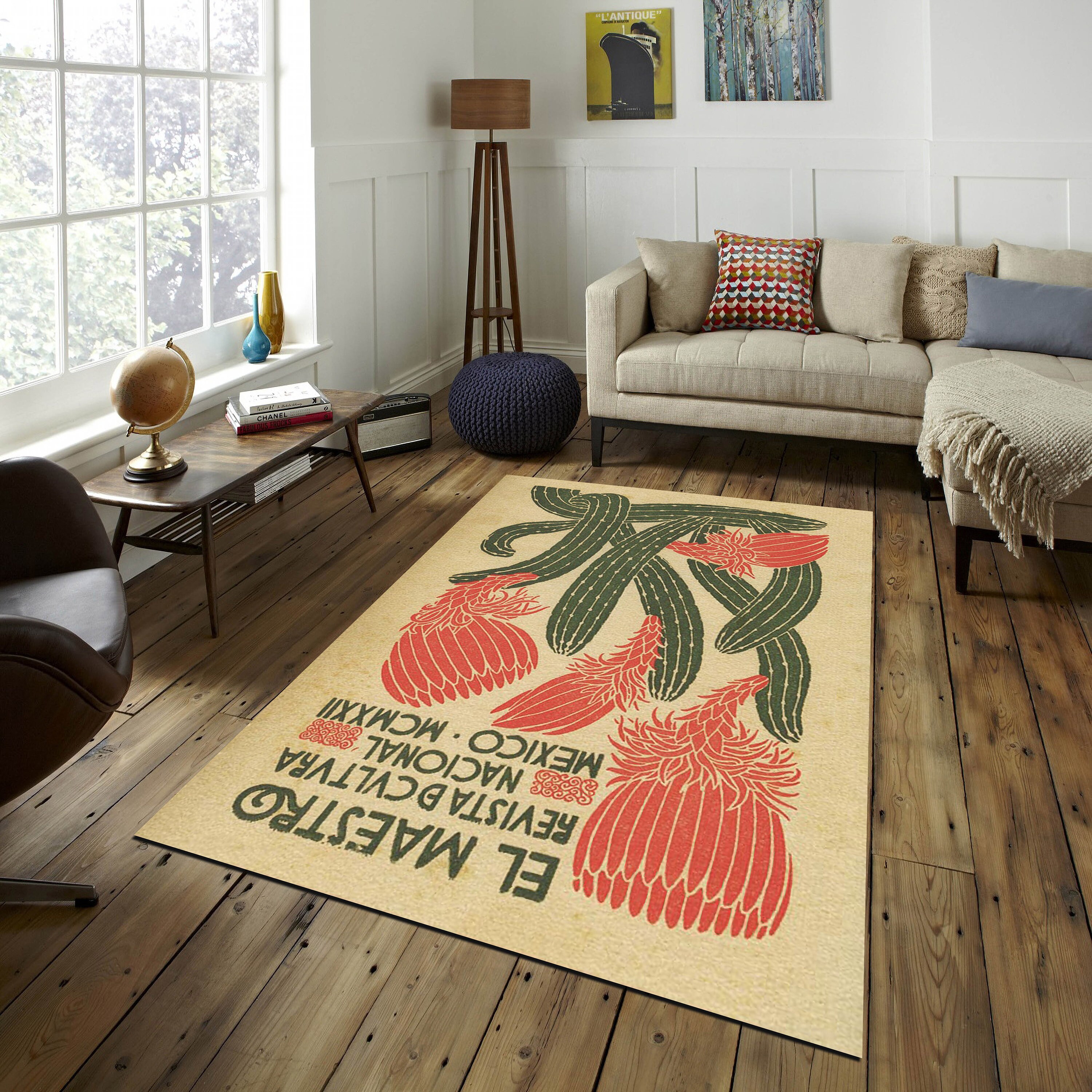 Mexican Exhibition Rugs, El Maestro Rugs, Home Floor Decor, Cactus Rugs ...
