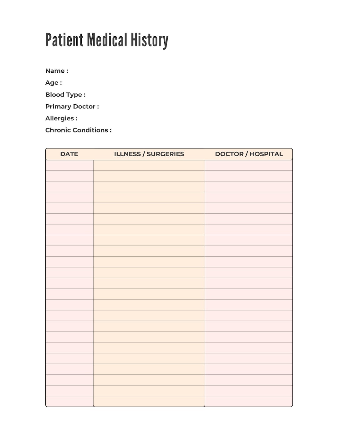 Caregiver Communication Log - Etsy