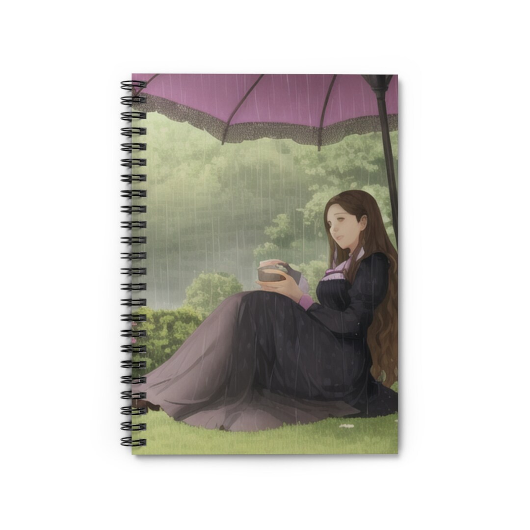 Anime Girl Spiral Notebook Notebooks for Girls Notebooks for Guys - Etsy