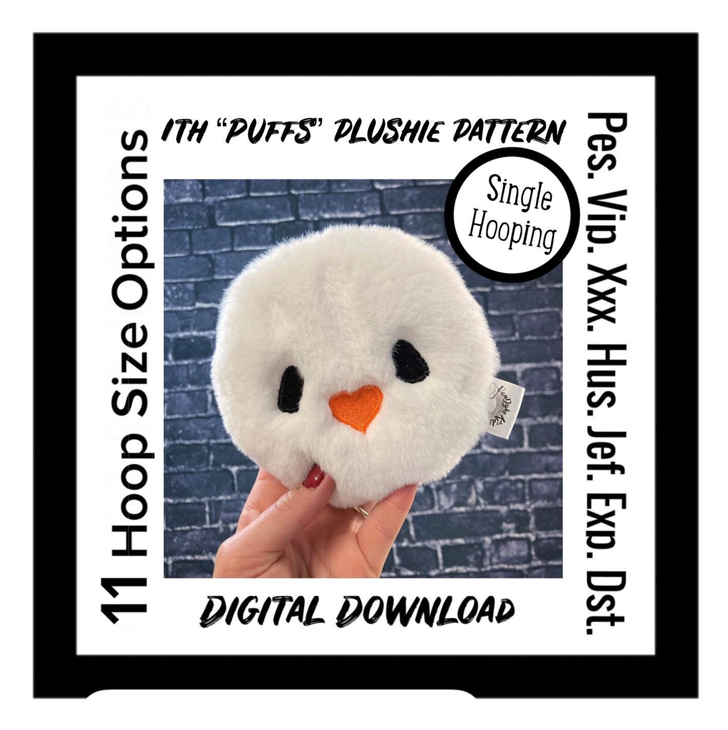 ITH Puffs Plushie Pattern - Etsy