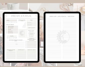 Dream Analysis Printable, Dream Tracker Printable, Dream Journal, Dream ...