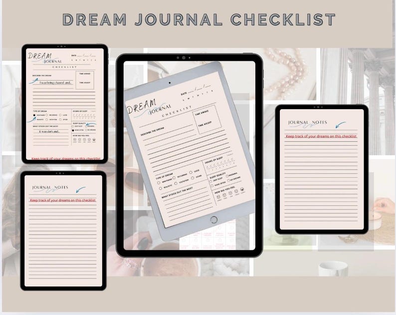 Dream Analysis Printable, Dream Tracker Printable, Dream Journal, Dream ...