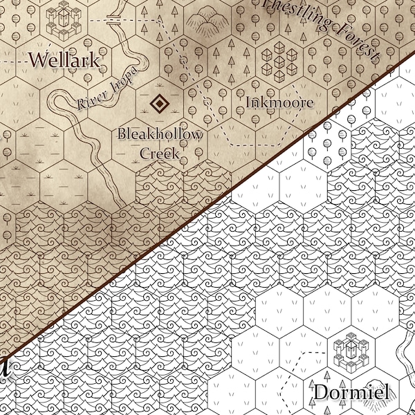 Hex Map - Etsy
