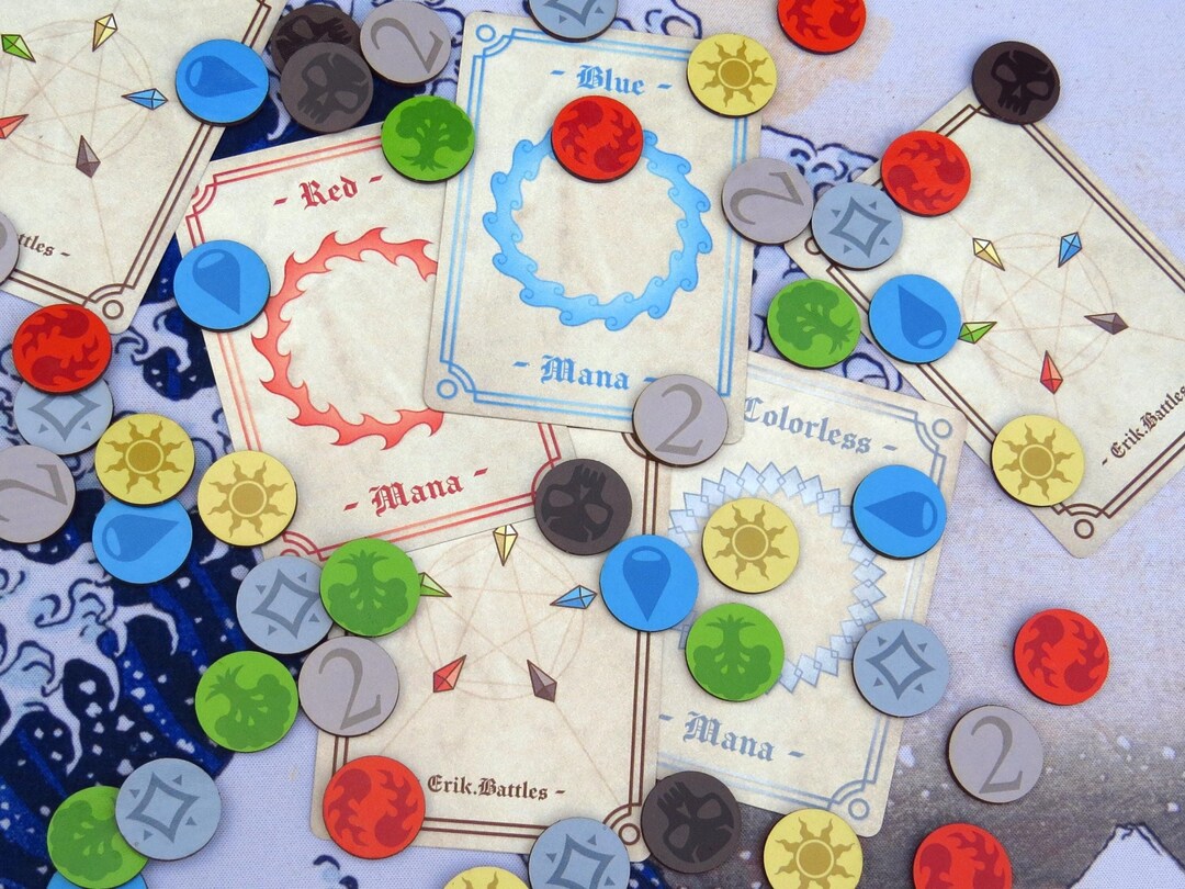 Mana Pool Tokens & Commander Tax Trackers for MTG - Etsy