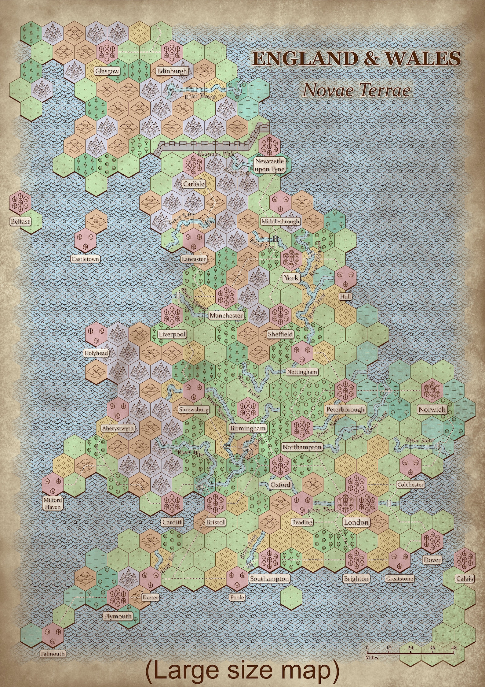 Custom Hex Map - Medium - Etsy