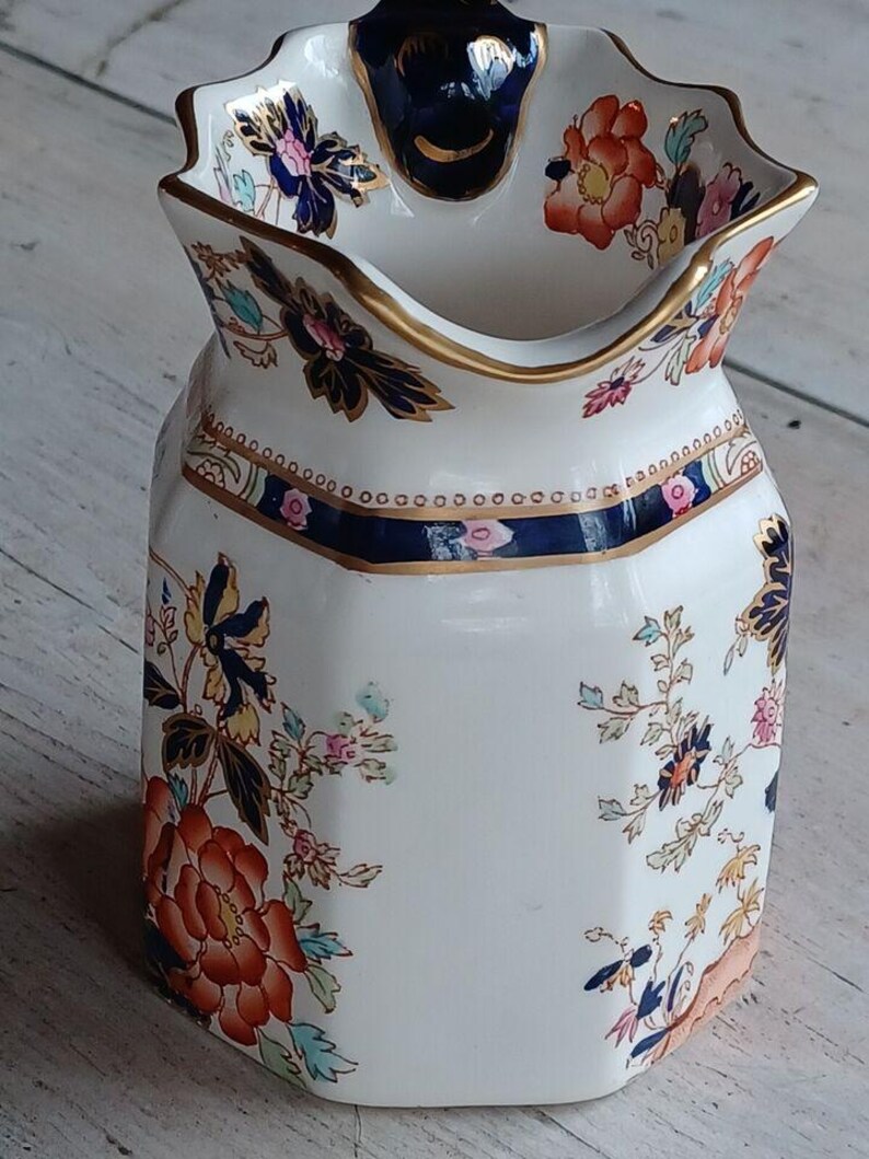 Vintage MASON'S Masons MANDARIN Pattern Ironstone Fenton Shape JUG ...