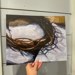 Crown of Thorns Kings Crown Faith Christian Art Print - Etsy