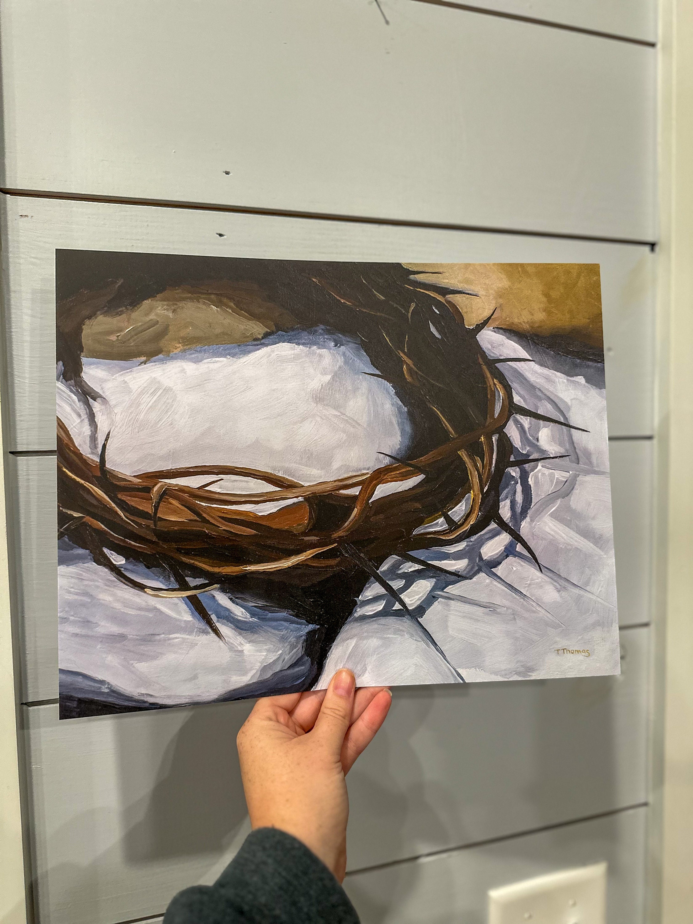 Crown of Thorns Kings Crown Faith Christian Art Print - Etsy