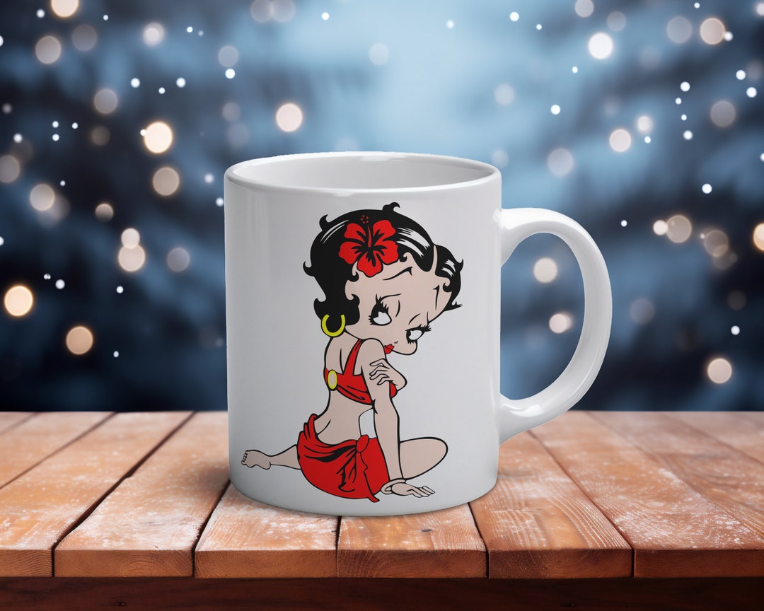 Customizable betty Boop Mug Ideal Gift Idea for Lovers of Retro ...