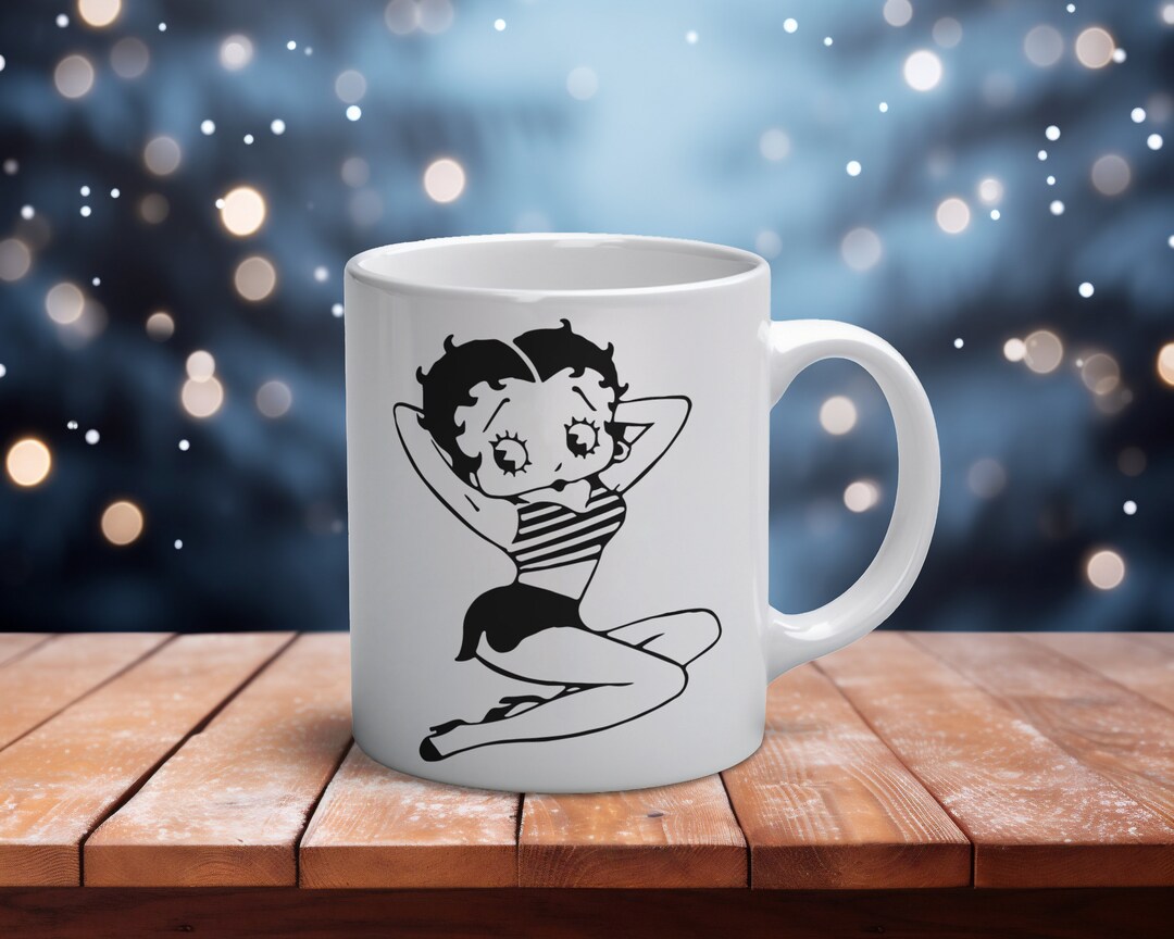 Customizable betty Boop Mug Father's Day Gift, Mother's Day Gift. Ideal ...