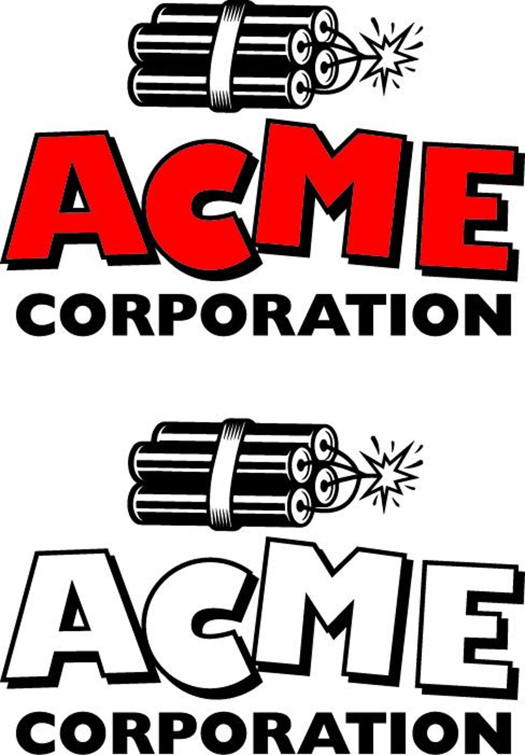ACME Corporation, SVG Print Ready, Cut Files, Cricut, Silhouette, TV Shirt - Etsy