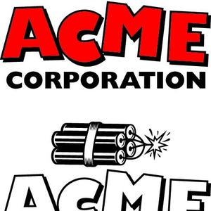 ACME Corporation, SVG Print Ready, Cut Files, Cricut, Silhouette, TV ...