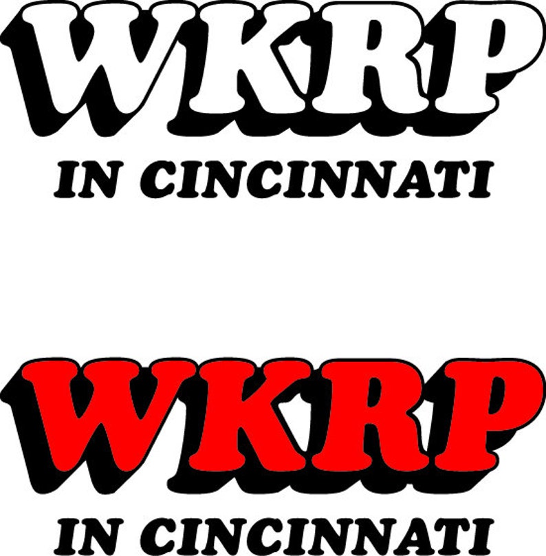 Vintage WKRP Cincinnati Svg, SVG Print Ready, Cut Files, Cricut, Silhouette, TV Show Shirt - Etsy