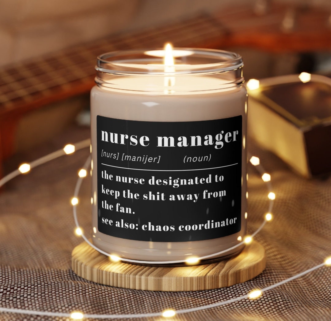 Nurse Manager Gift, Funny Candle for Nurse Manager, Nurses Week Gift ...