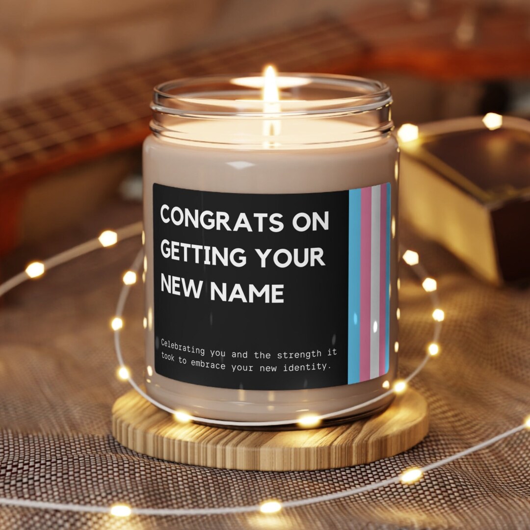 Transgender Pride, Transgender Name Change Gift, Trans Gift ...