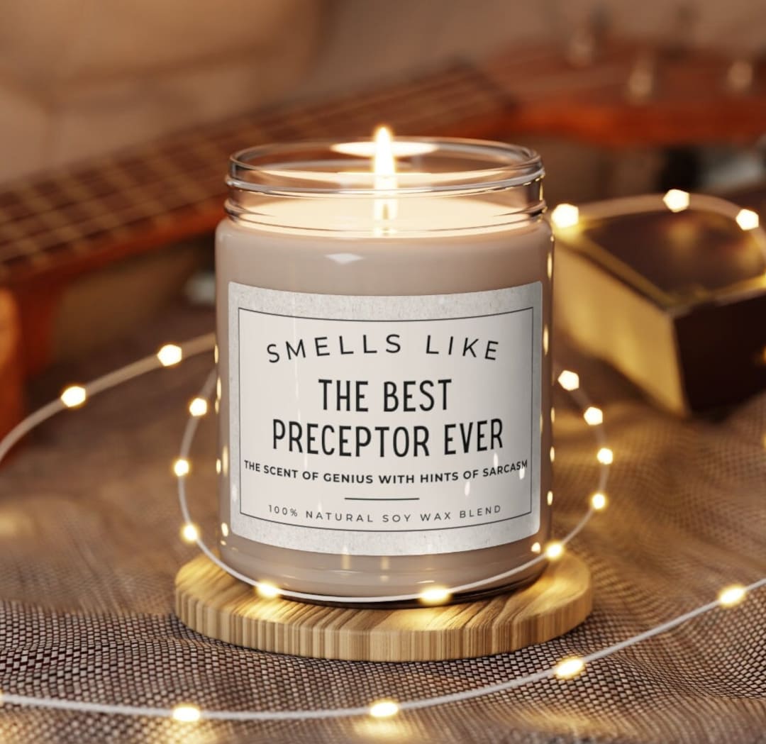 Nurse Preceptor Gift, Best Preceptor Ever Candle, Preceptor Thank You ...