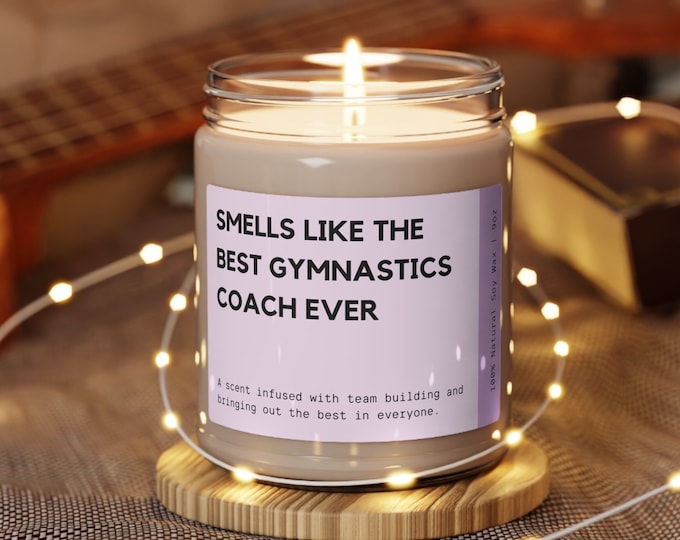 Cheer Coach Gift, Smells Like the Best Cheer Coach, Cheer Coach ...