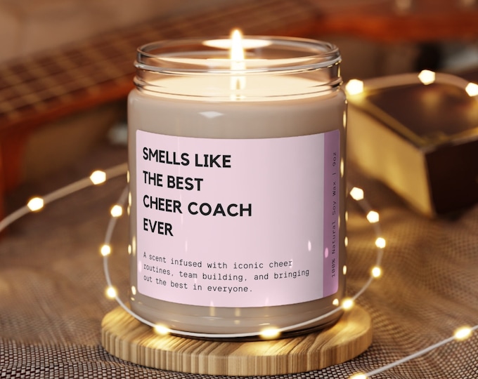 Track Coach Gift, Track and Field Coach Candle, Coach Gift, Best Coach ...