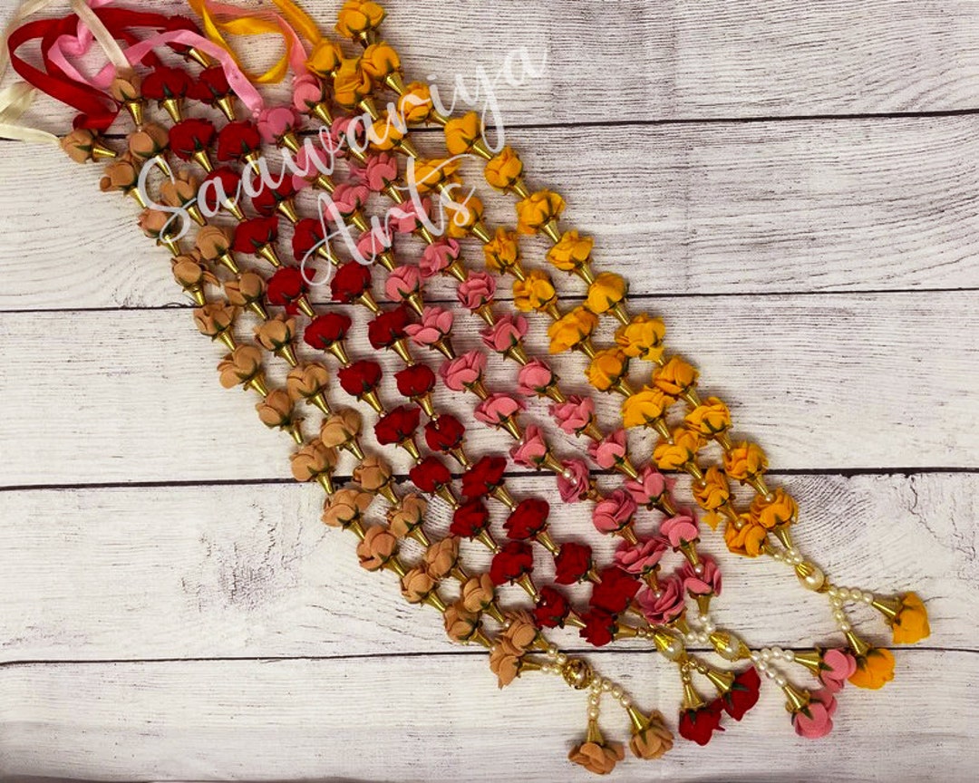 10pc Floral Milni Haar Wedding Flower Milni Haar for Baraat - Etsy