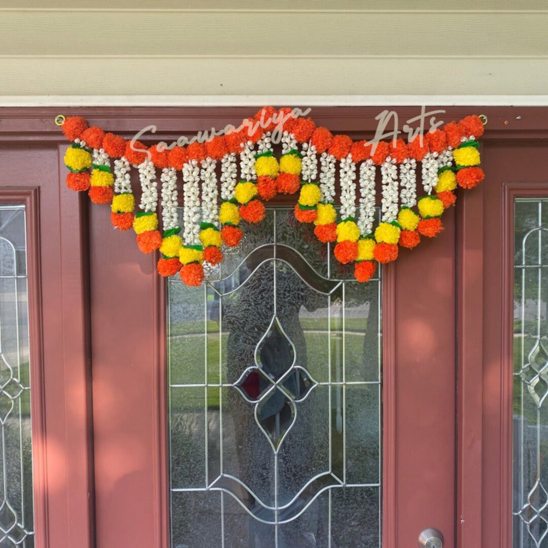 Mandir TORAN Hanging for Pooja Room, Door Hanging, Housewarming, Diwali ...