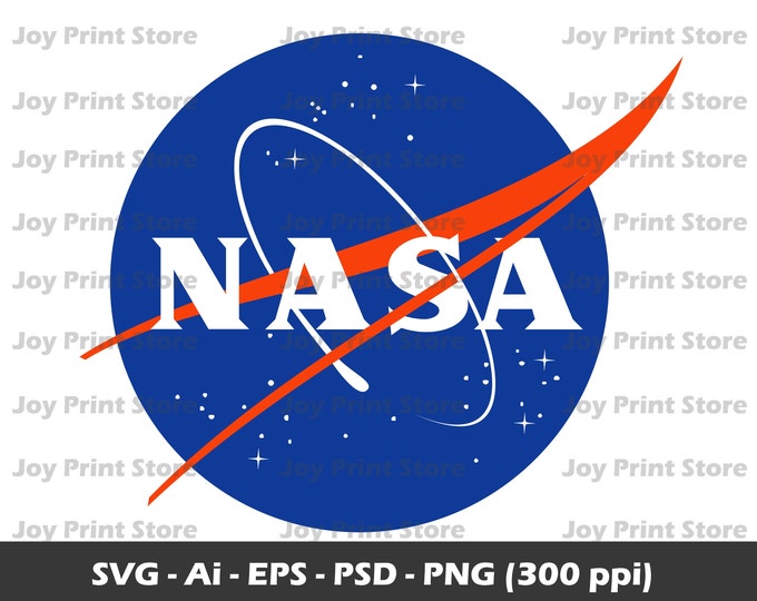 NASA Inspired Retro Space Rocket Poster - Printable Wall Art, Digital ...