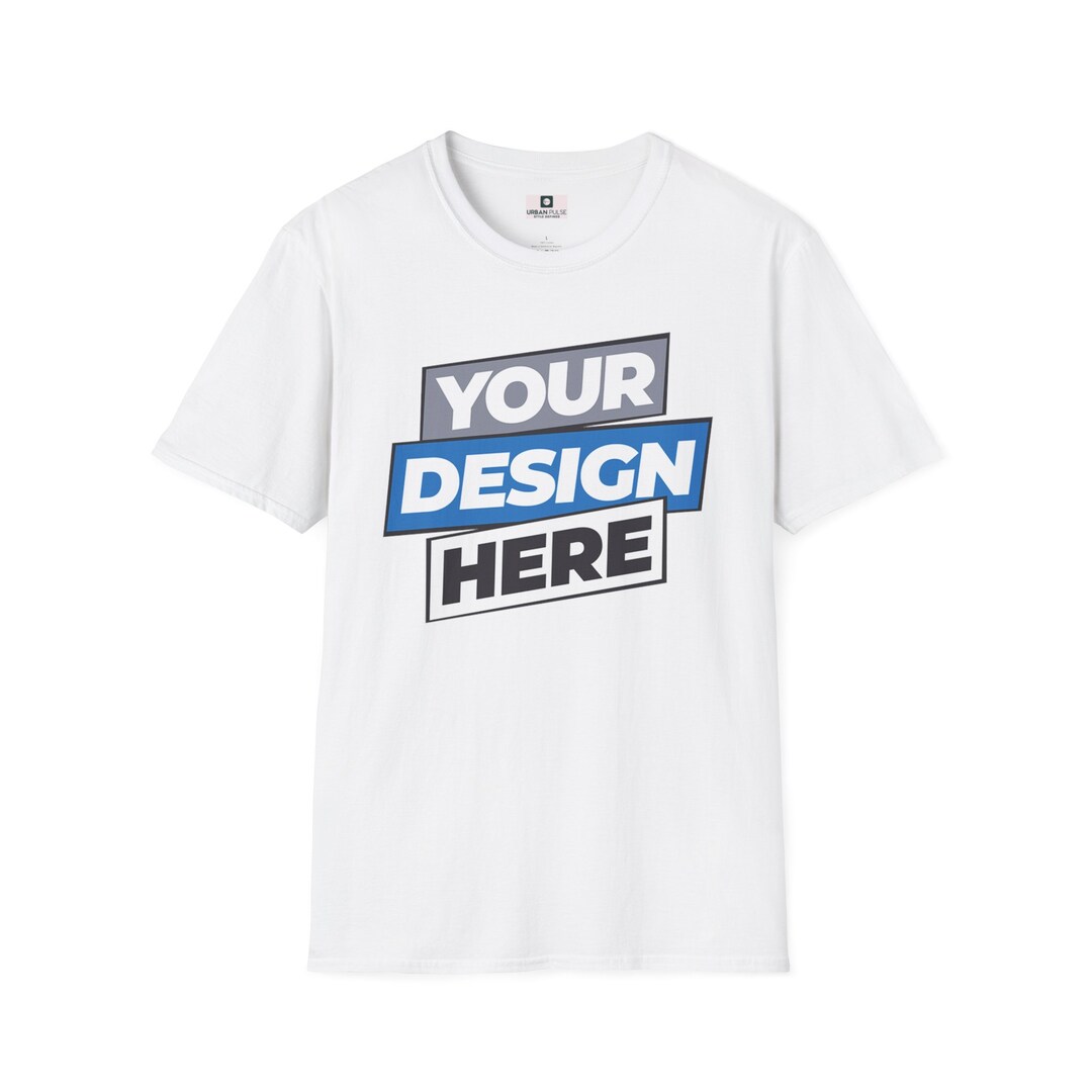 Your Design Here T-shirt | Add Your Logo T-shirt | Business Logo Shirt ...