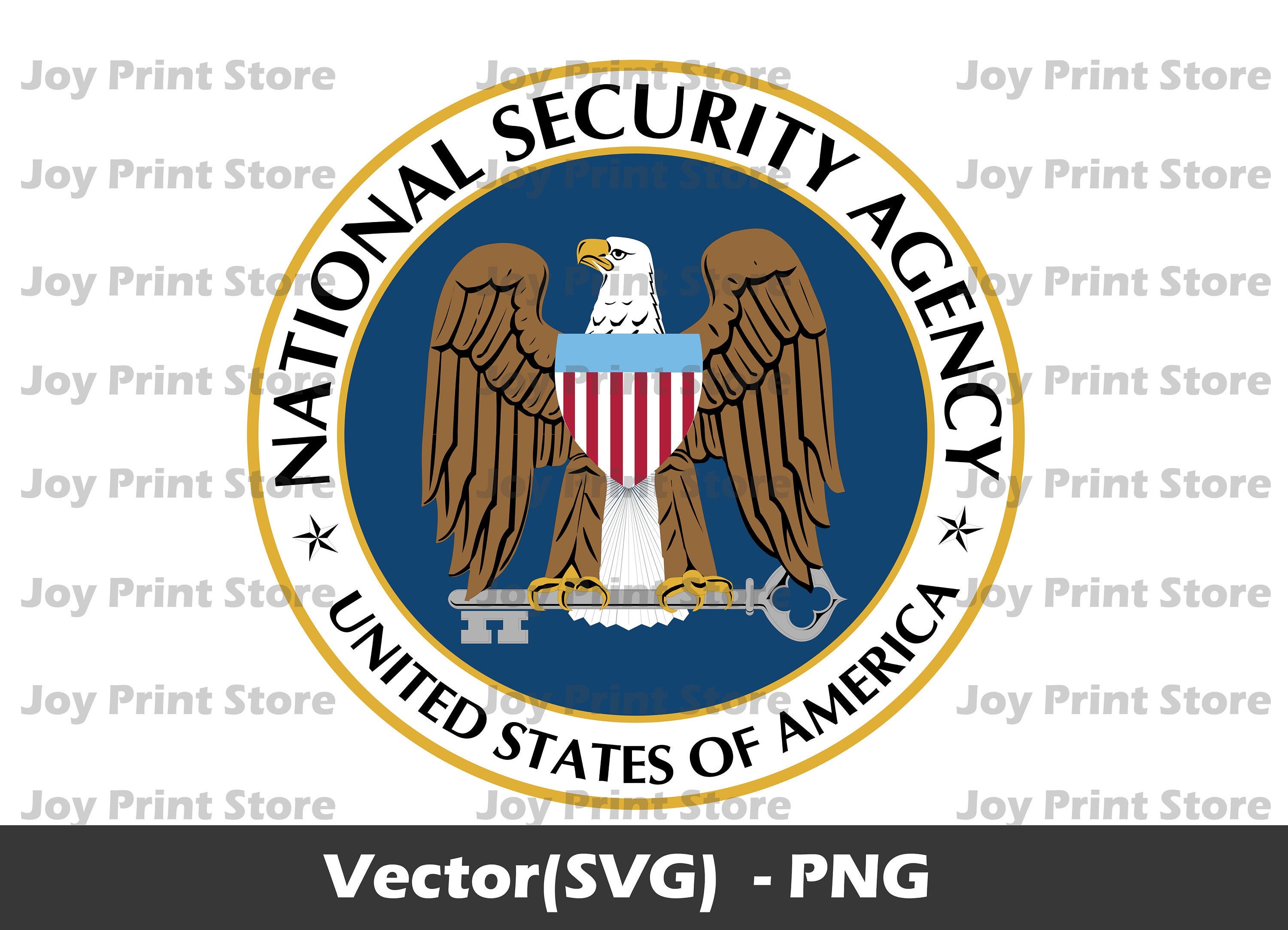 NSA Logo Svg, Cricut File, Layered Svg, Png, NSA Circle Logo, Cut File ...