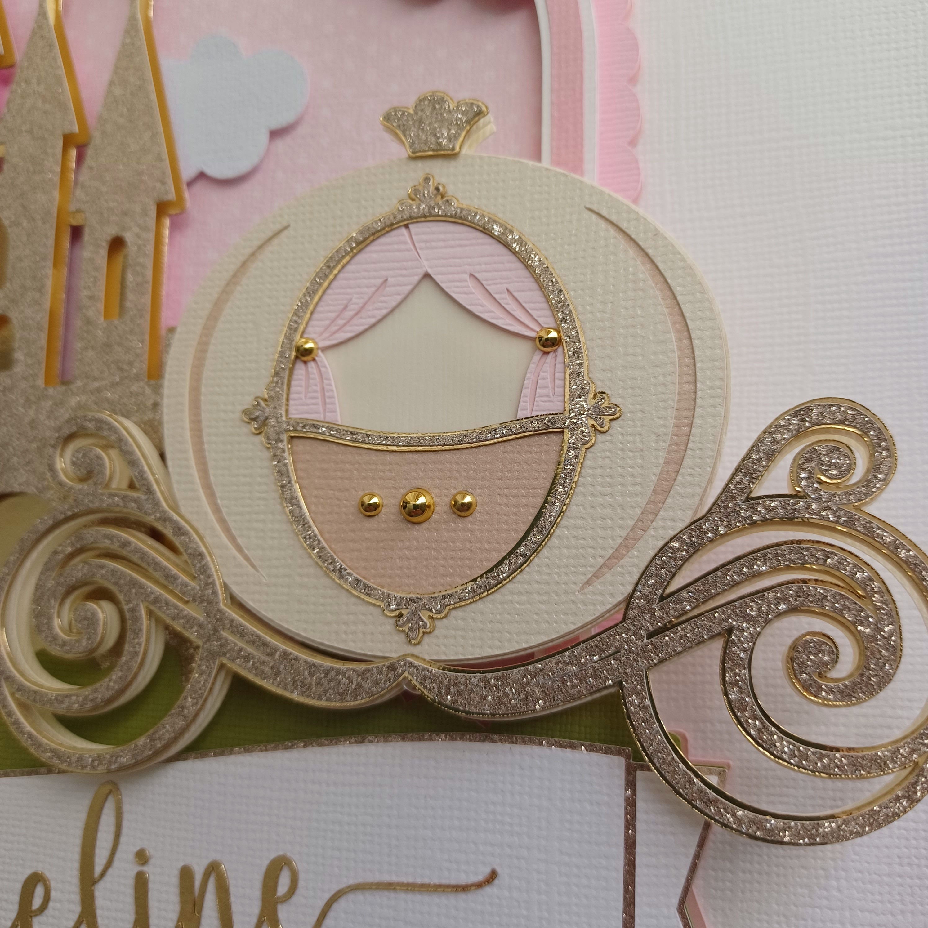 Princess Castle Cake Topper/princess Theme Cake Topper/castle Cake ...