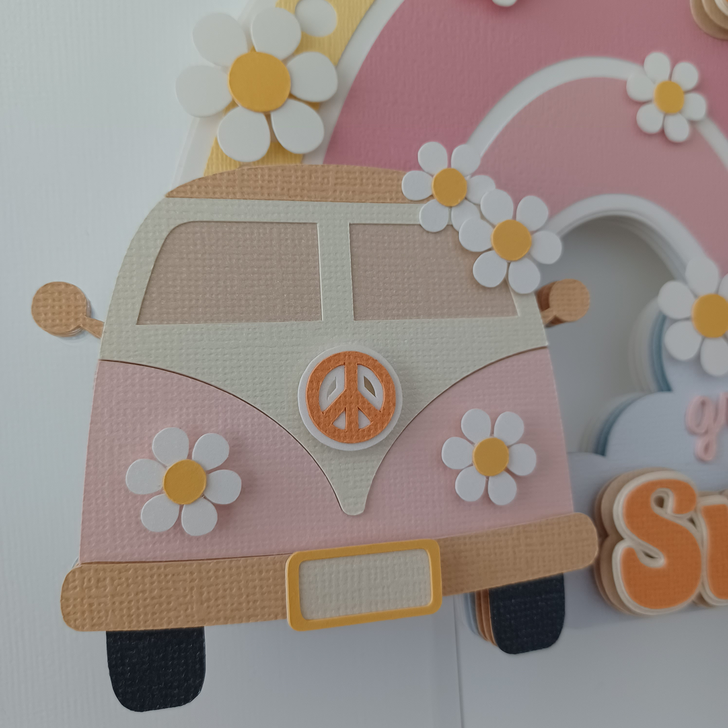 Groovy Cake Topper/groovy Van Cake Topper/retro Birthday Cake Topper ...